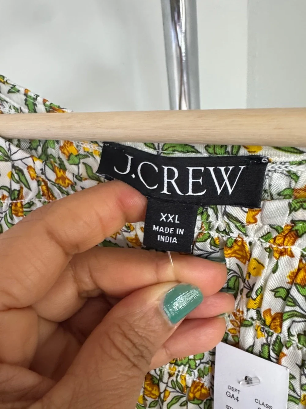 J. Crew | Dresses | Nwt J Crew Maude Dress In Floral Vinessize Xxl ...